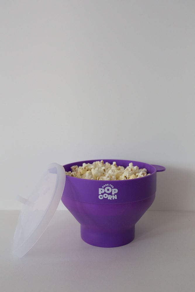 The Microwave Popper Bowl with Lid – Pass The Popcorn